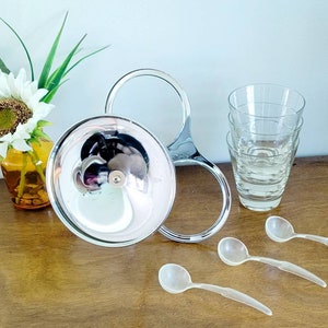 Kromex Mid Century Modern Mad Men Style Condiment Server on a Sleek ...