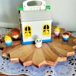 Vintage 1988 Little Tikes Toddle Tots Family House With Figures - Etsy