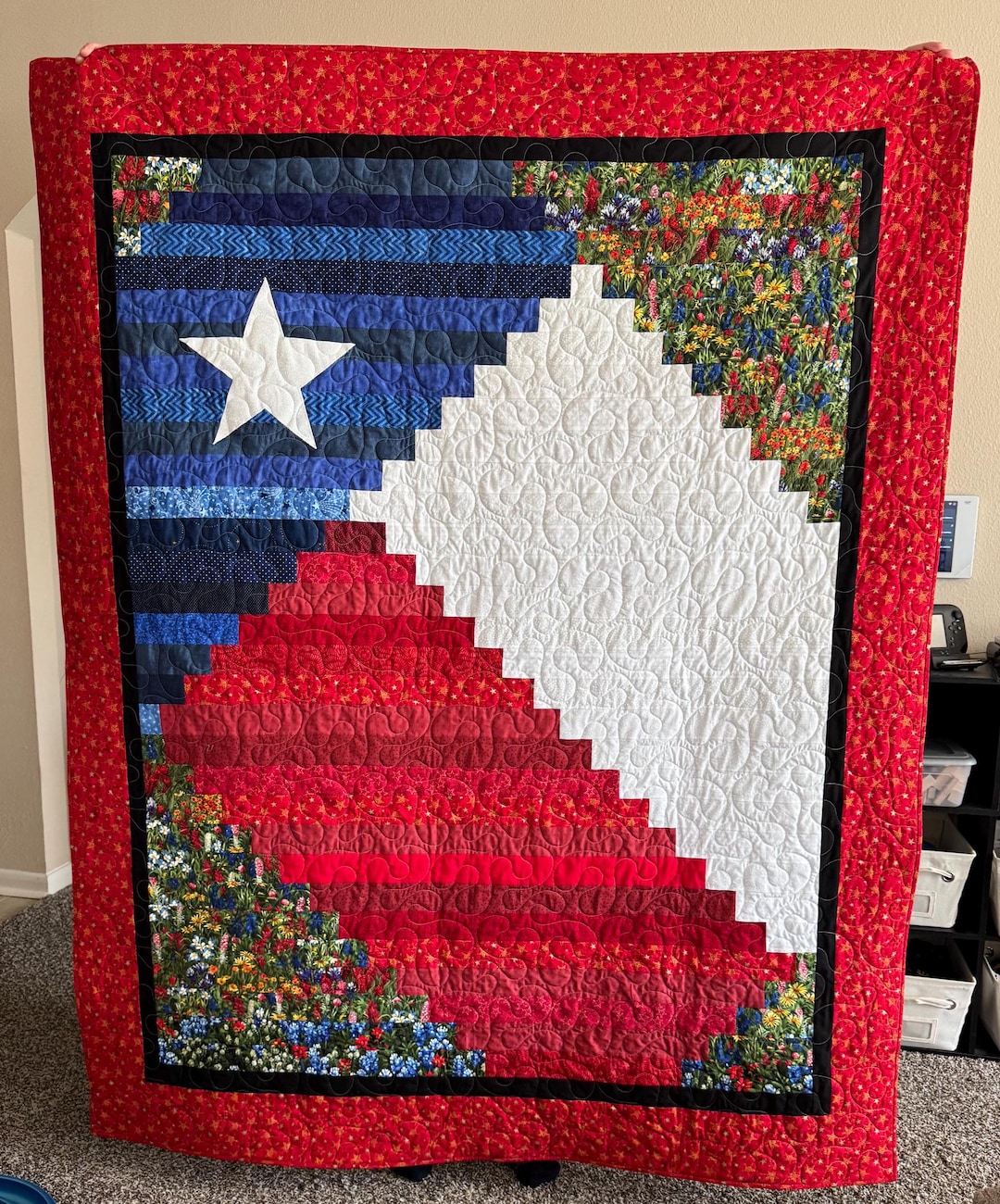 Texas Pride Quilt - Etsy