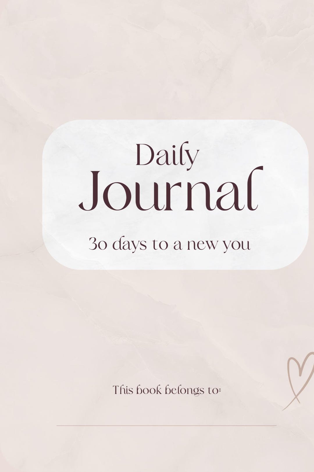 30 Day Journal Reflection Tool, Mindfulness Journal ,wellbeing ...