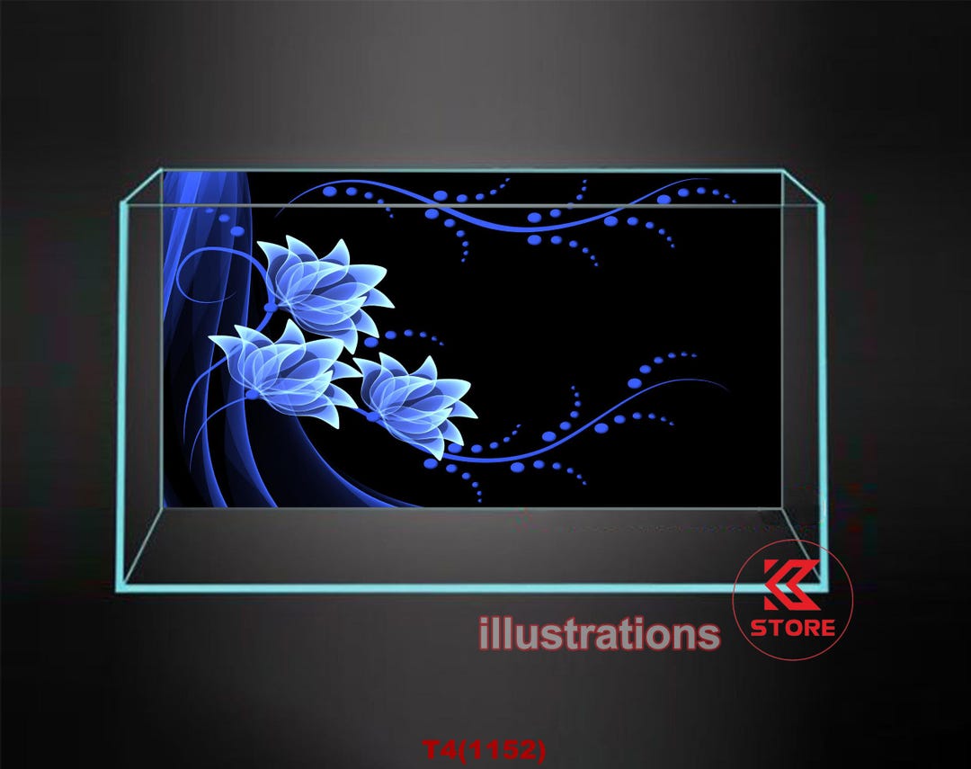 Exotic Fish Tank Decal Realistic 3D Aquarium Wall Art - Etsy