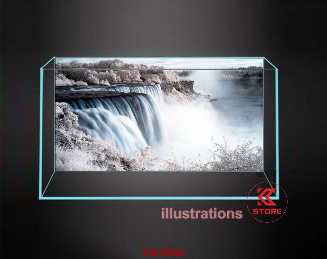 Exotic Fish Tank Decal Realistic 3D Aquarium Wall Art - Etsy