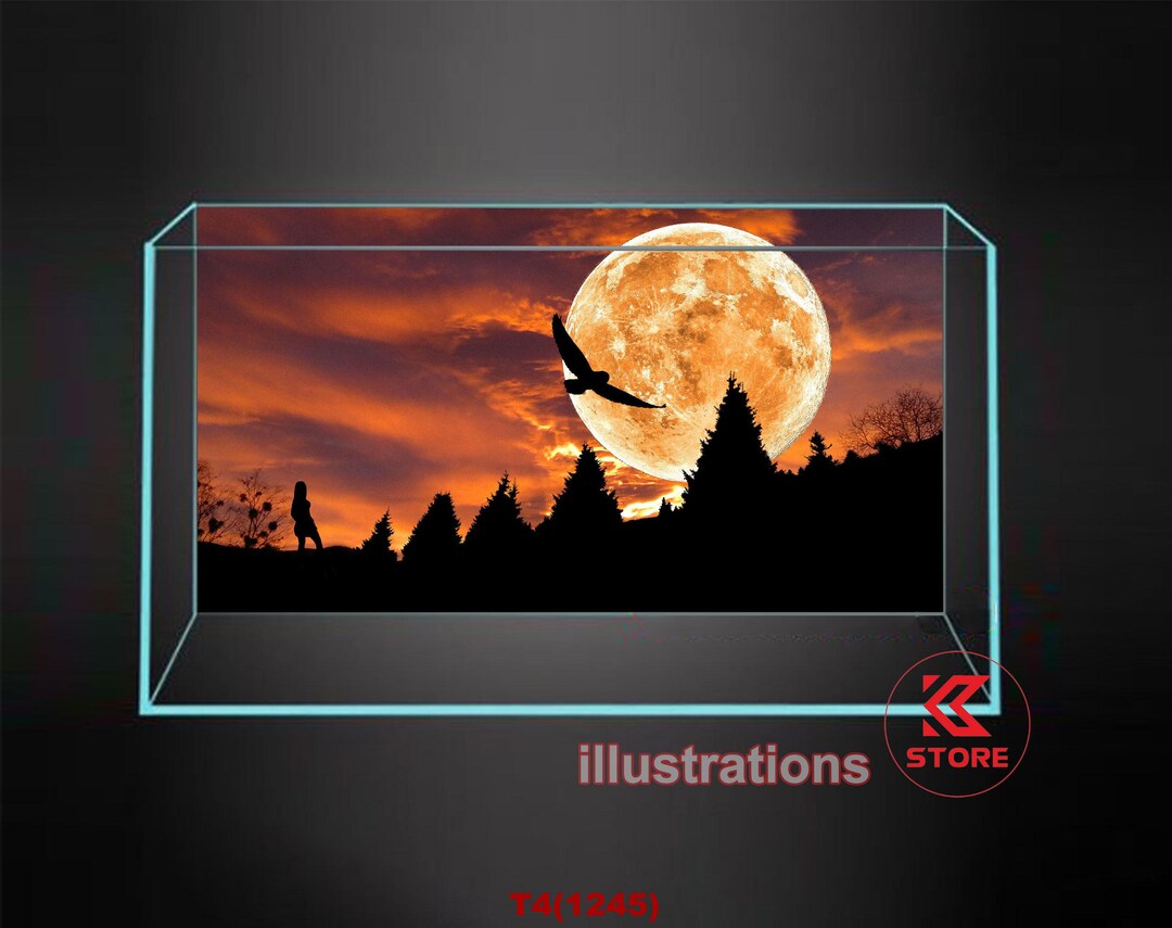 Premium Quality Fish Tank Sticker Easy Install Vinyl Decal - Etsy