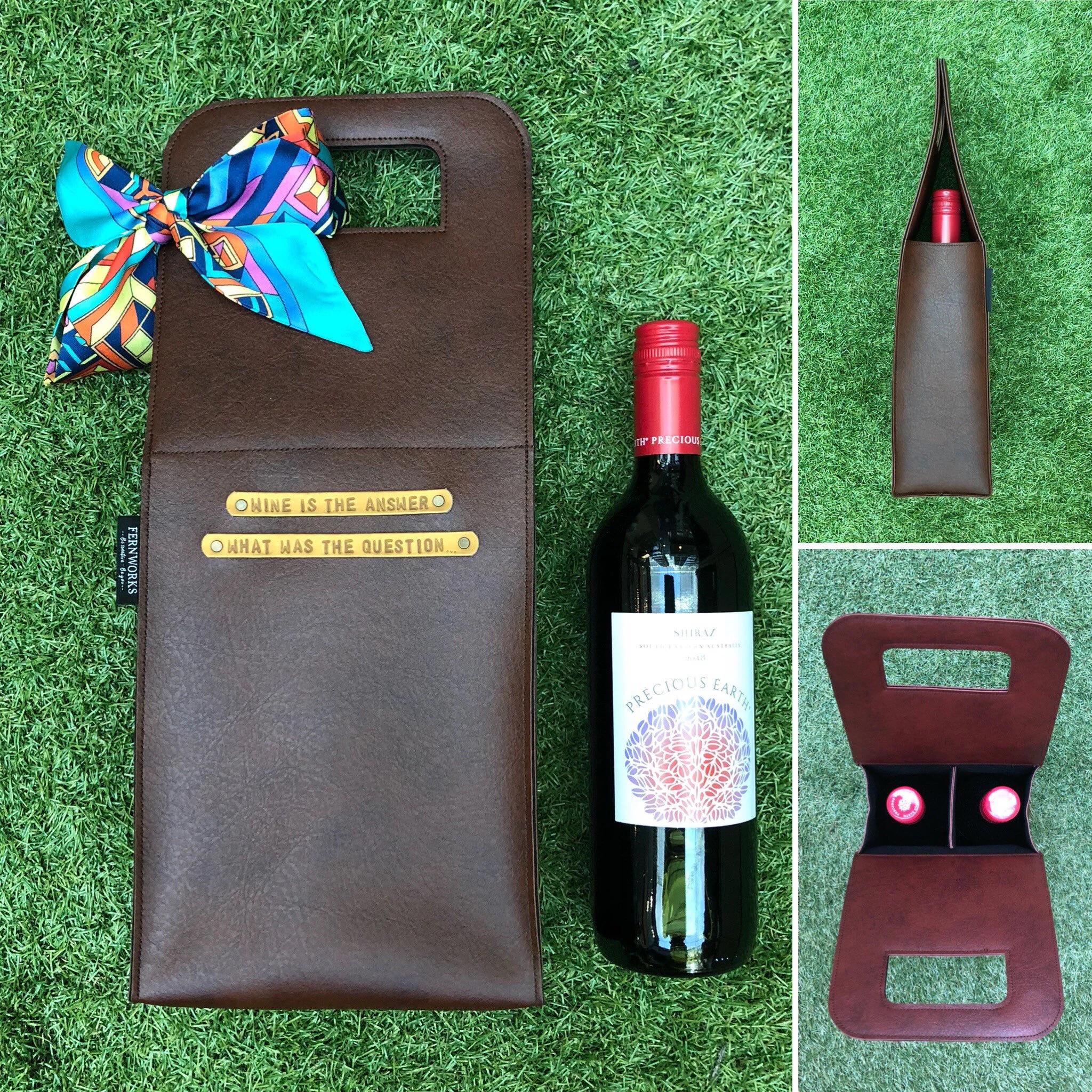 Personalized Wine Bag | Hostess Gift | Engagement |bridesmaid Gift ...