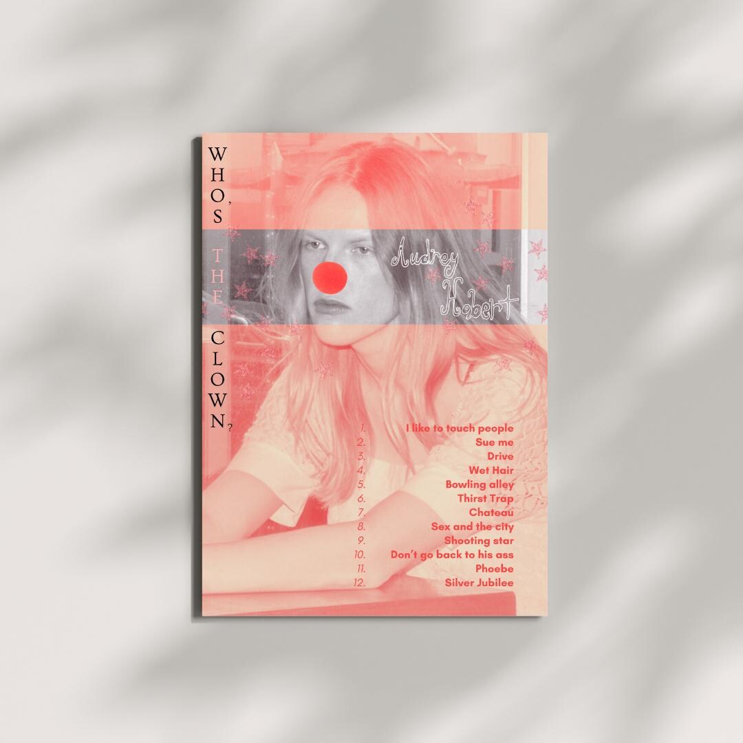 Audrey Hobert 'who's the Clown' Album Art Poster - Etsy