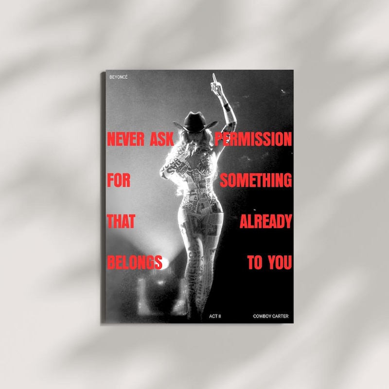 Beyonces Poster - Etsy