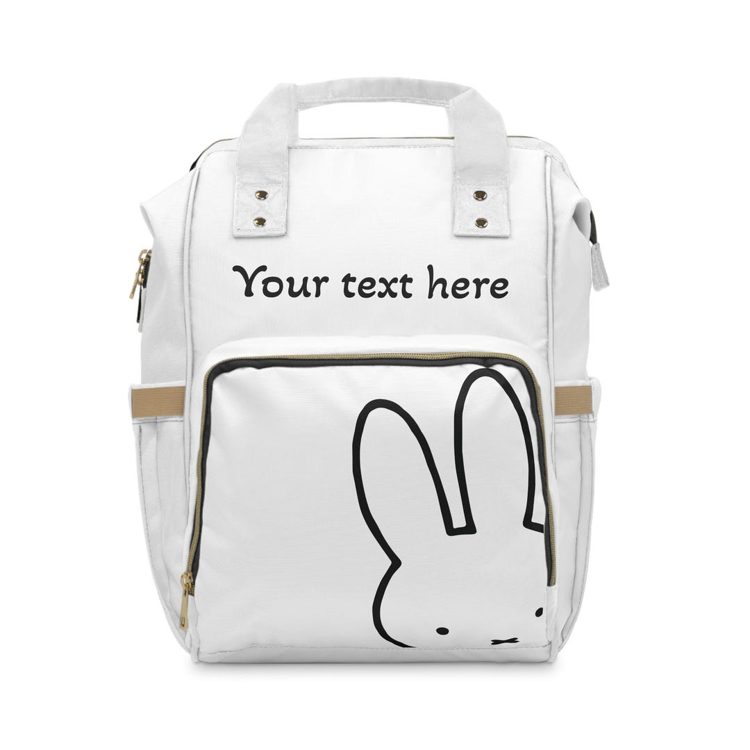 Customized Nijntje Miffy Diaper Bag, Bunny Nursery Bag, Baby Travel ...