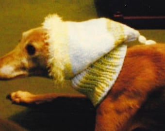 Whippet Reindeer Hat Knitting Pattern Download - Etsy