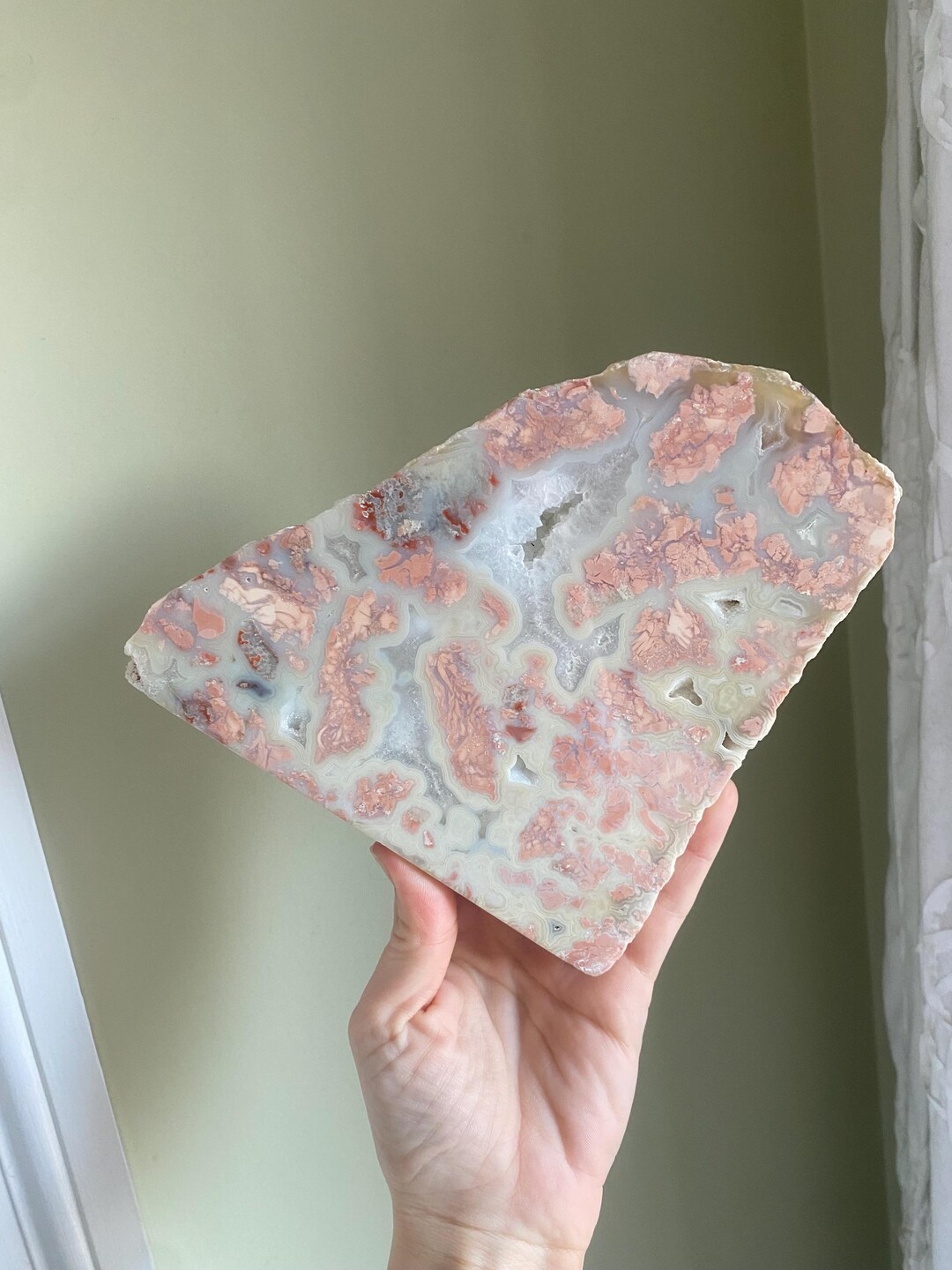 Cotton Candy Agate Slab - Etsy