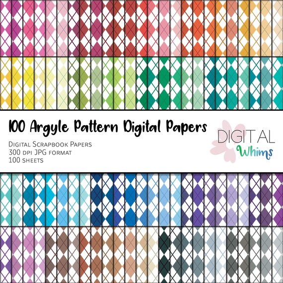 Craft Supplies & Tools instant download dwp0030 100 printable digital ...