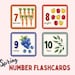 Number Flashcards | Spring Themed Counting Activity | PDF - Etsy