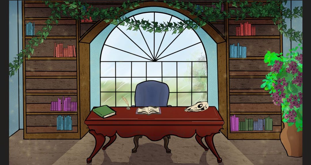 Library Desktop Background - Etsy