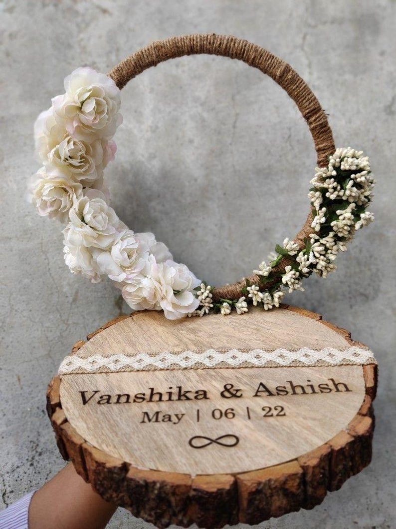 Personalized Wooden Ring Tray for Wedding & Engagement - Etsy
