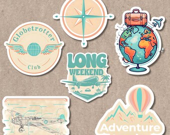 Easter Chocolate Sticker Pack - 6 Vinyl Stickers - Bunnies, Chicken ...