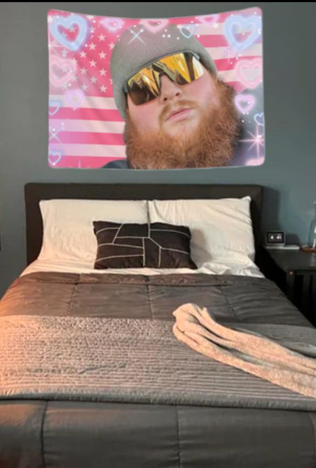 Caseoh Flag Meme Tapestry Wall Hanging Room Flag Caseoh Tapestry - Etsy