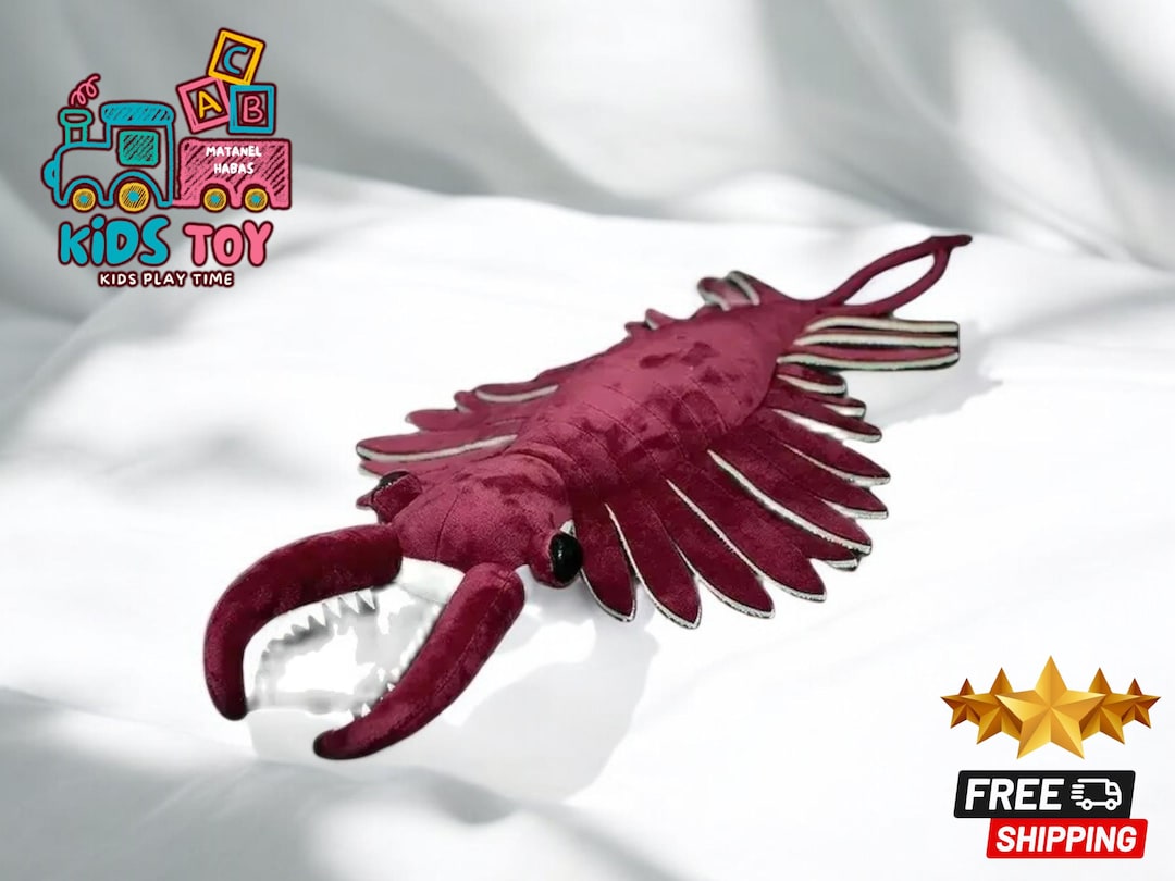 Anomalocaris Plush Toy | Shovel-shaped Shrimp Doll | Realistic Sea Creature Plushie | Soft ...