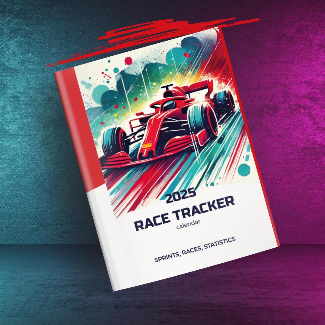 2025 Race Tracker Journal – Sprints, Races, Statistics - Etsy