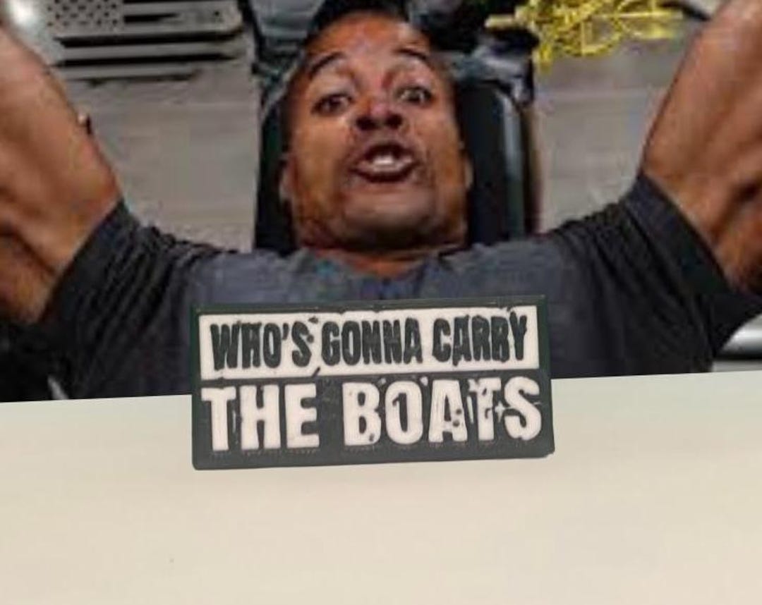 Who's Gonna Carry the Boats Fridge Magnet - Etsy