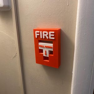 Fire Alarm Light Switch Cover (single Switch) - Etsy