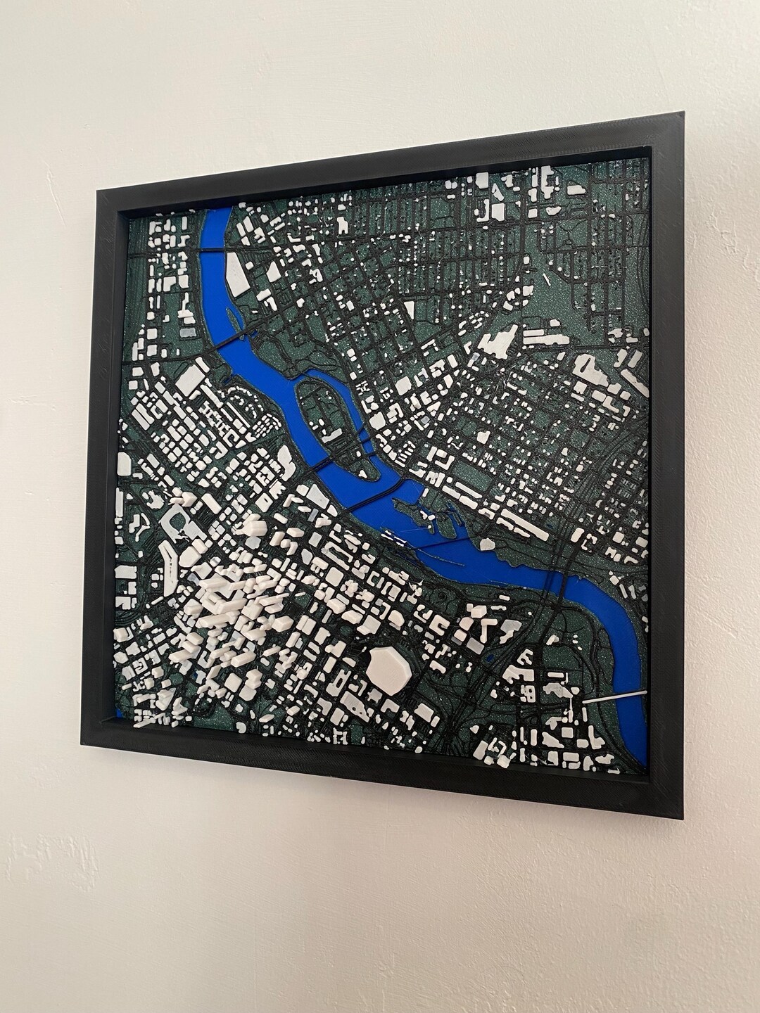 Mapa 3D de Minneapolis - Etsy España