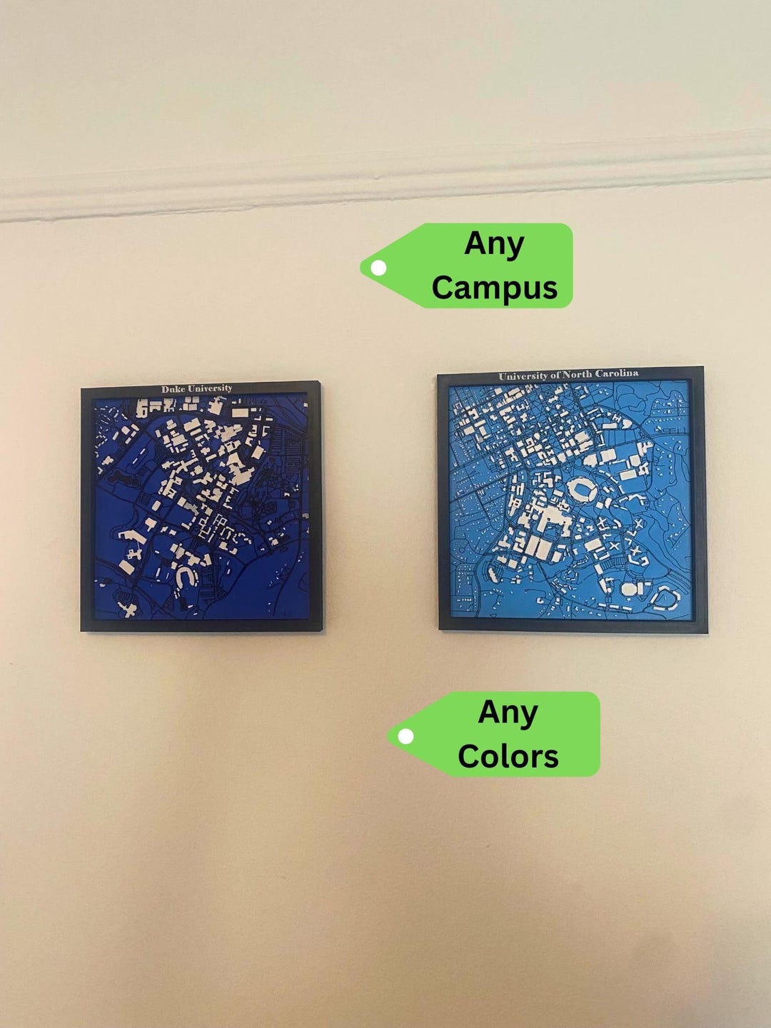 Custom 3D Map of Any College Campus - Etsy