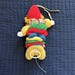 Vintage Bantam Clown Plush Musical Pull Crib Toy Pull Down Terry Cloth ...