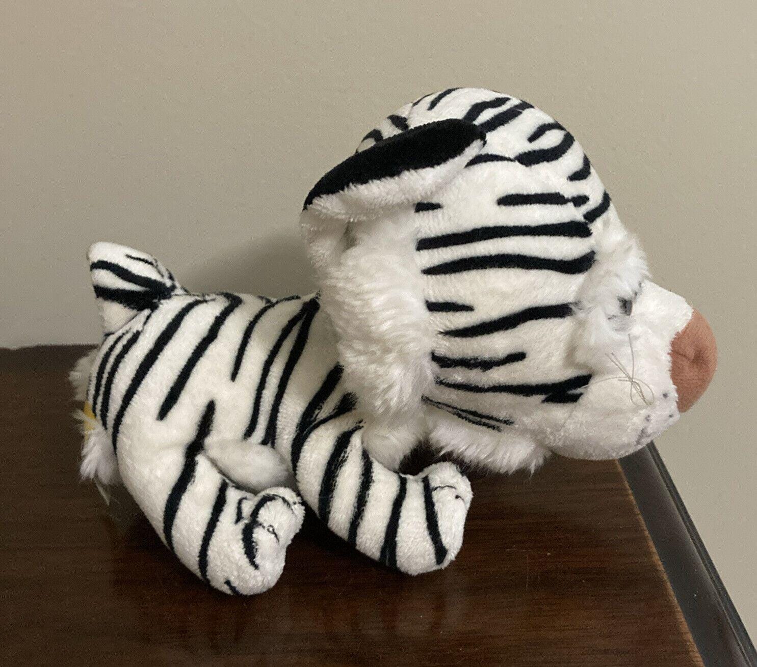 Toys R Us Big Head First White Tiger Plush Toy Stuffed Animal 2002 W ...