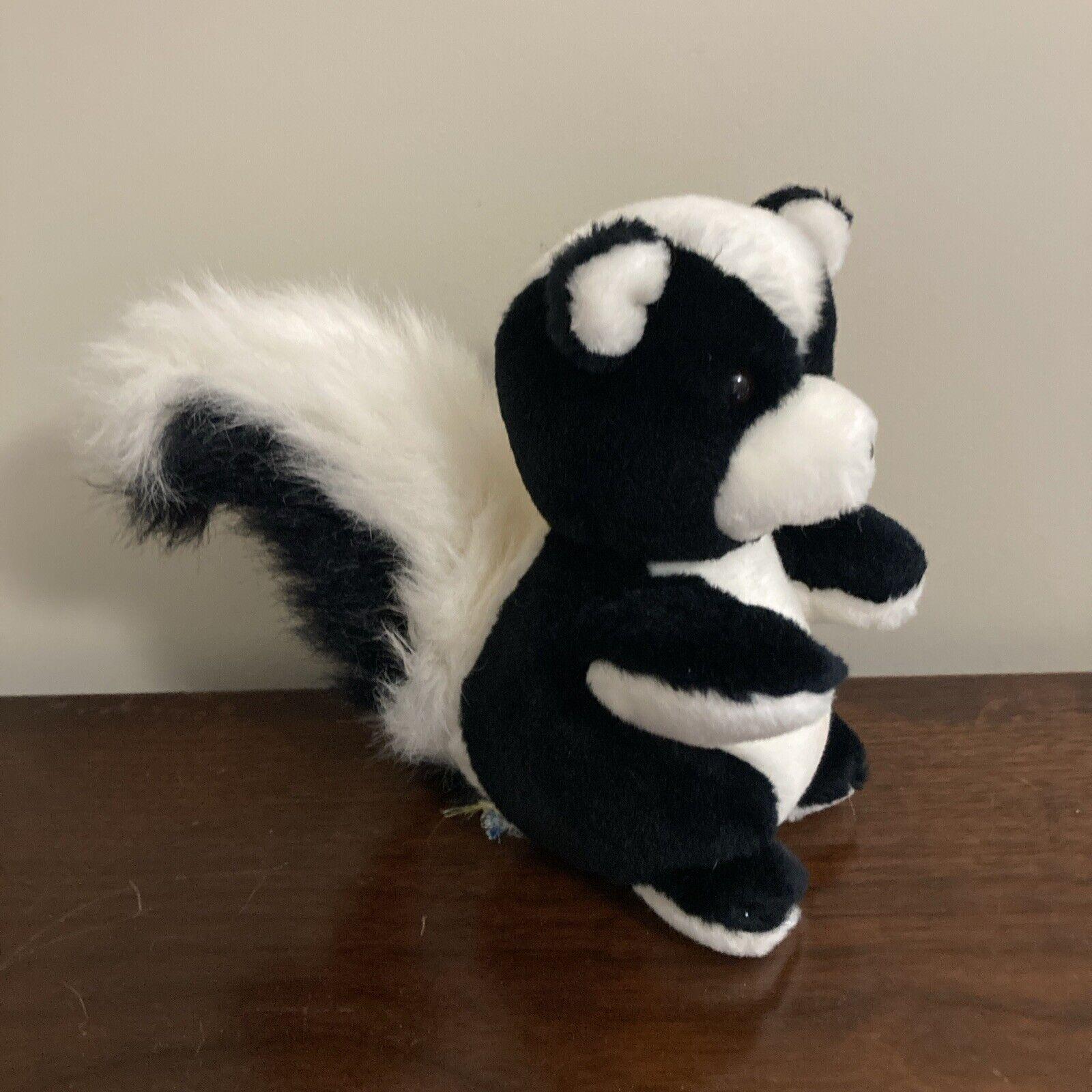 Vintage Dakin Punkie Skunkie Plush Stuffed Animal W/ Tag Nature Babies ...
