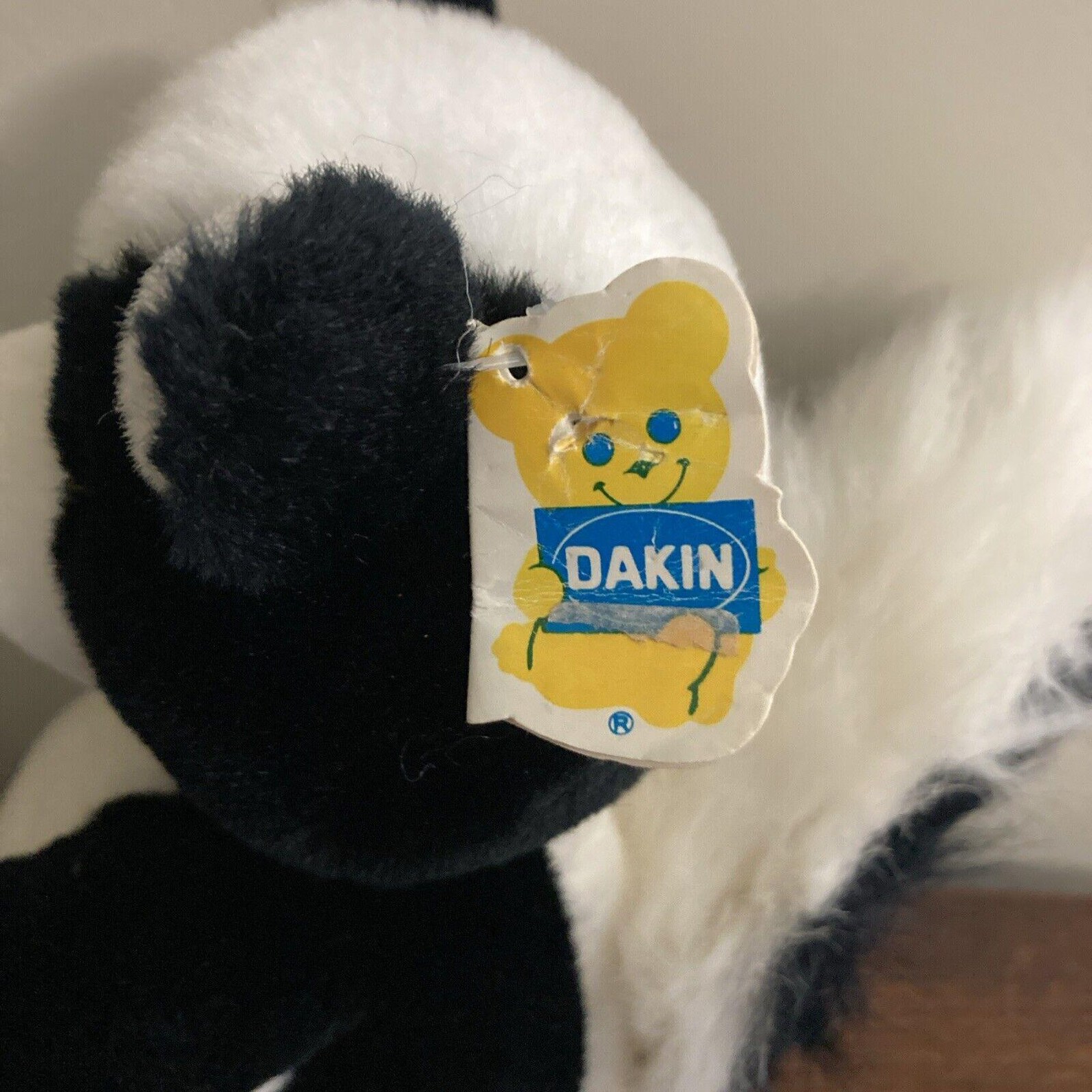 Vintage Dakin Punkie Skunkie Plush Stuffed Animal W/ Tag Nature Babies ...
