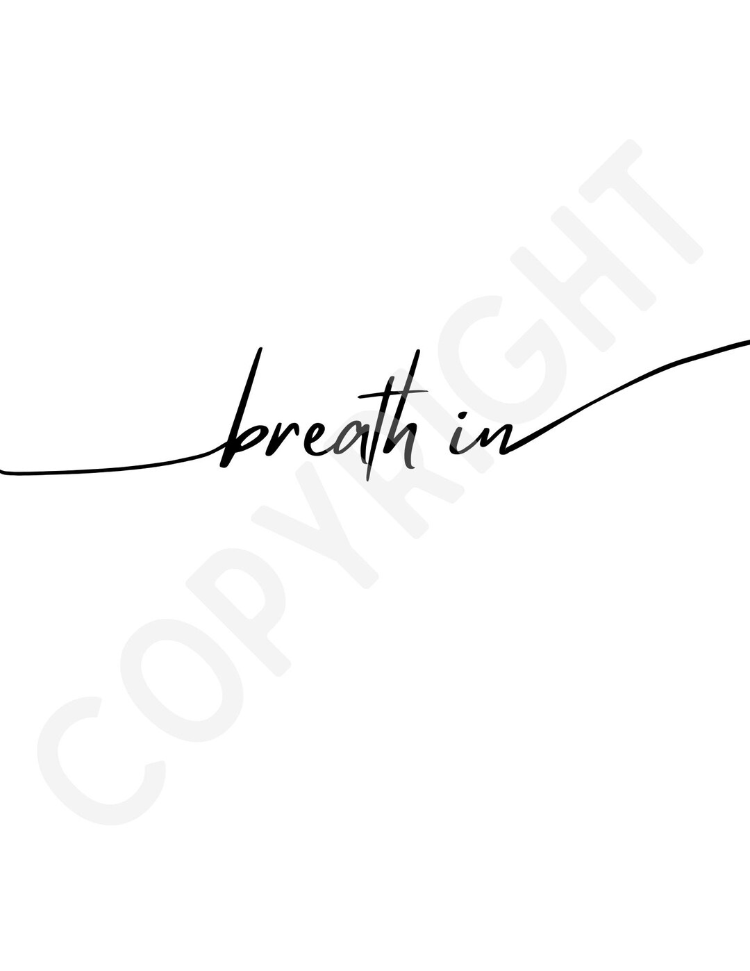 Breath in / Breath Out Prints - Etsy