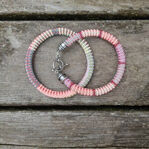 Fabric Weave No. 6/7 Bead Crochet 10 Patterns and Kit for Light Color ...