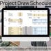 Project Draw Schedule | Construction Draw Schedule | Draw Projection ...