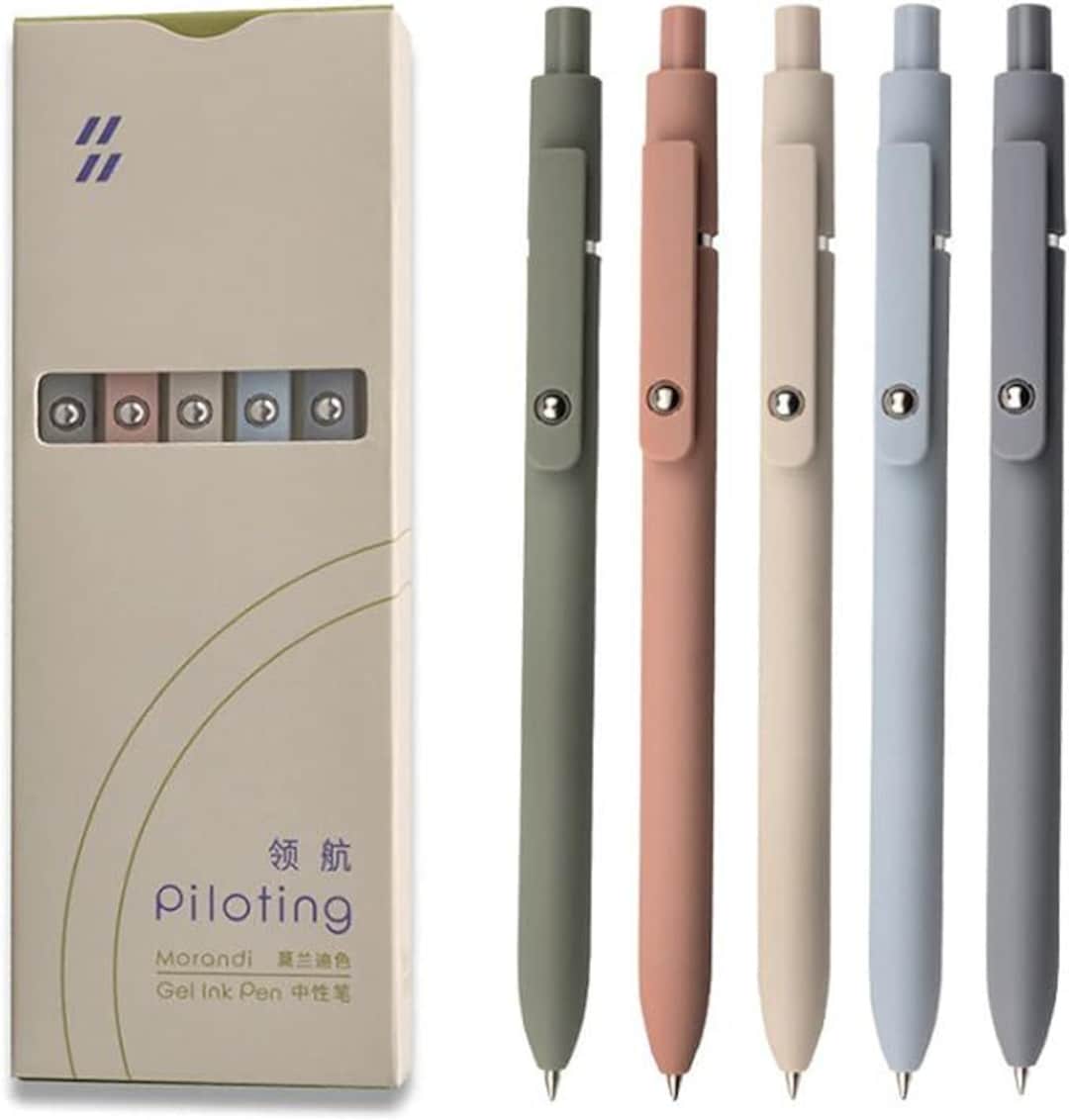 Sleek Black Gel Pen: Fine Tip, Smudge-proof - Etsy