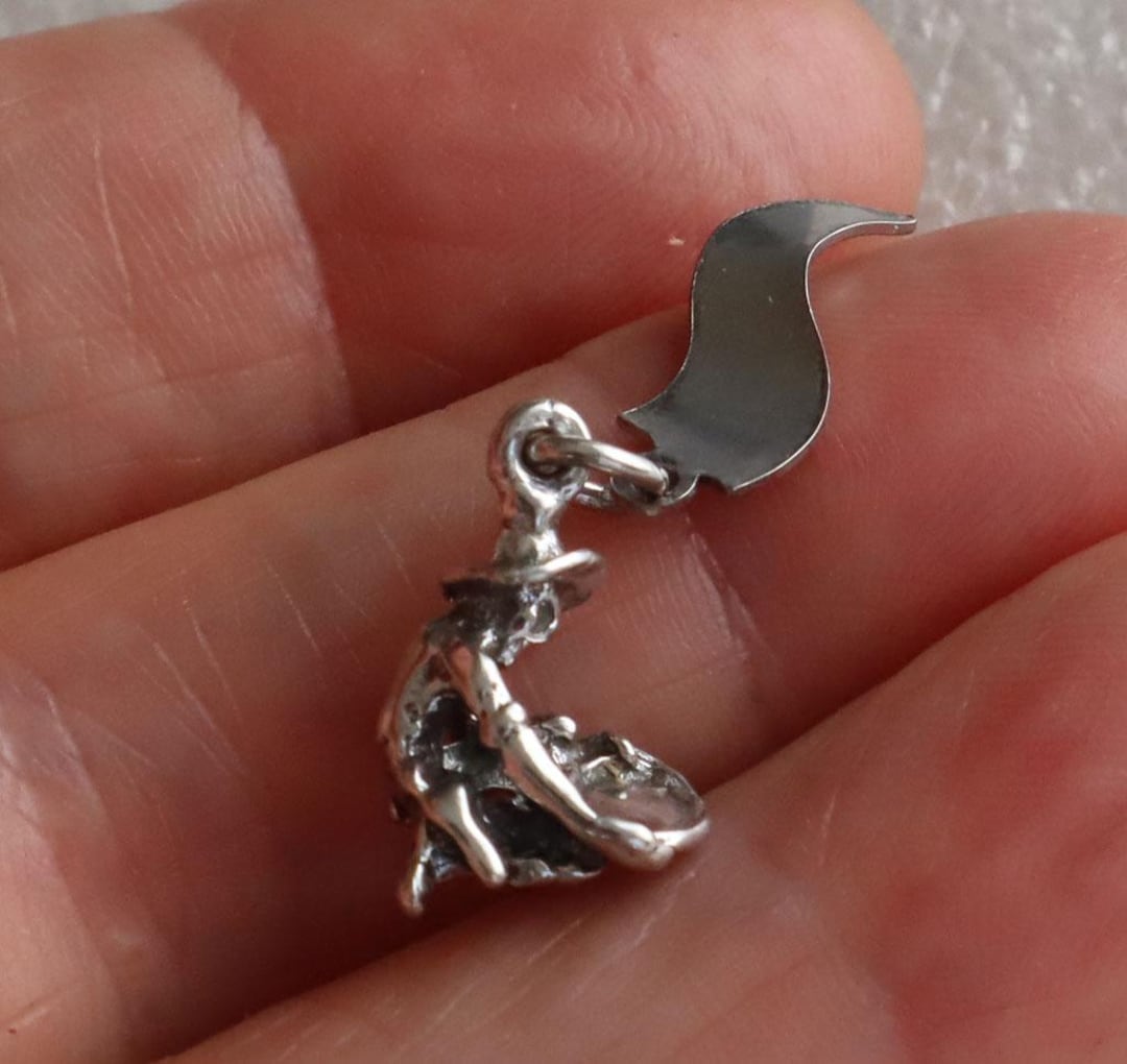 Vintage Sterling Silver Estes Park Goldminer Man Charm 16mm - Etsy