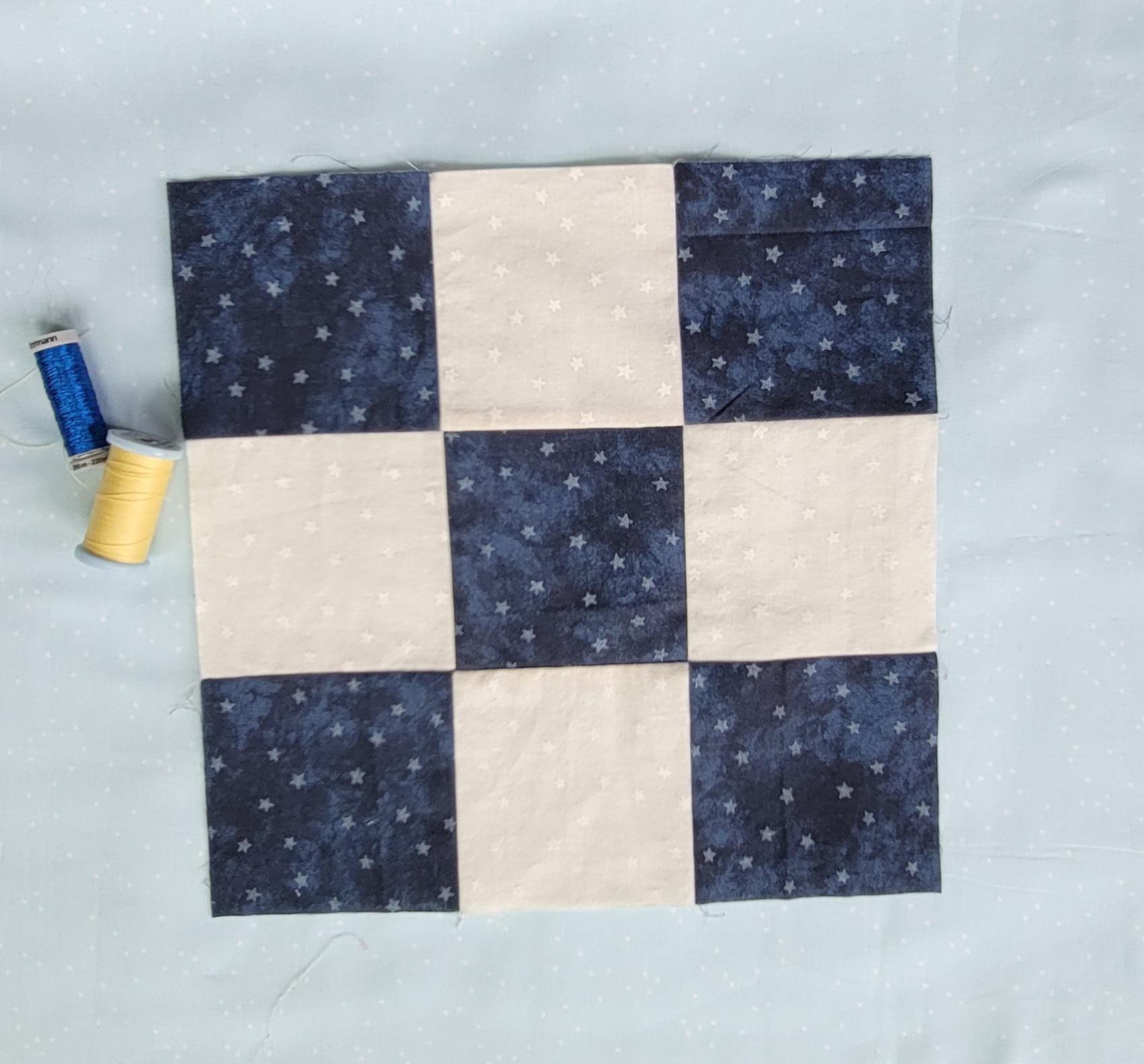 Nine Patch Quilt Block Pattern PDF - Beginner - Easy - Learn to Quilt ...