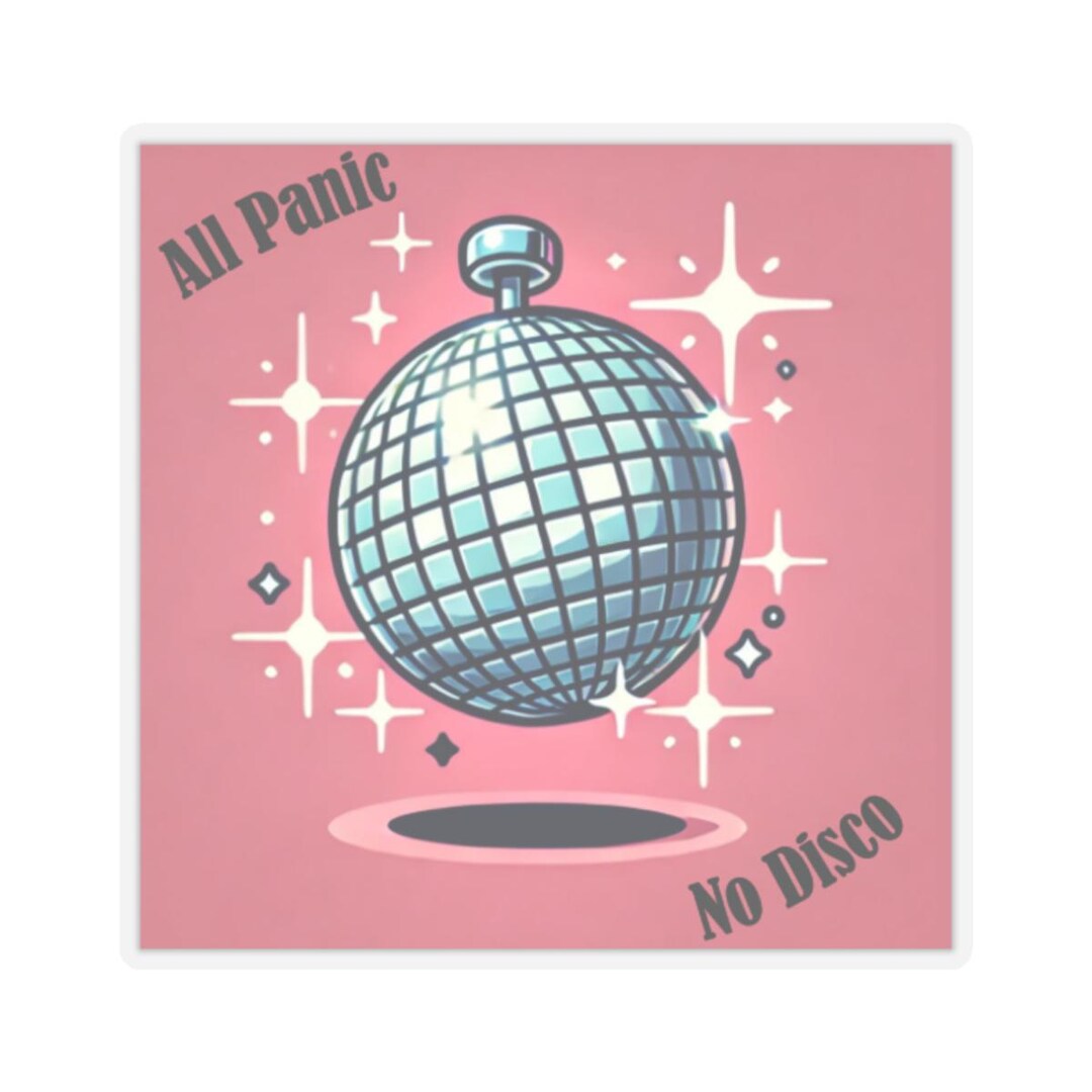 All Panic No Disco Disco Ball Sticker - Etsy