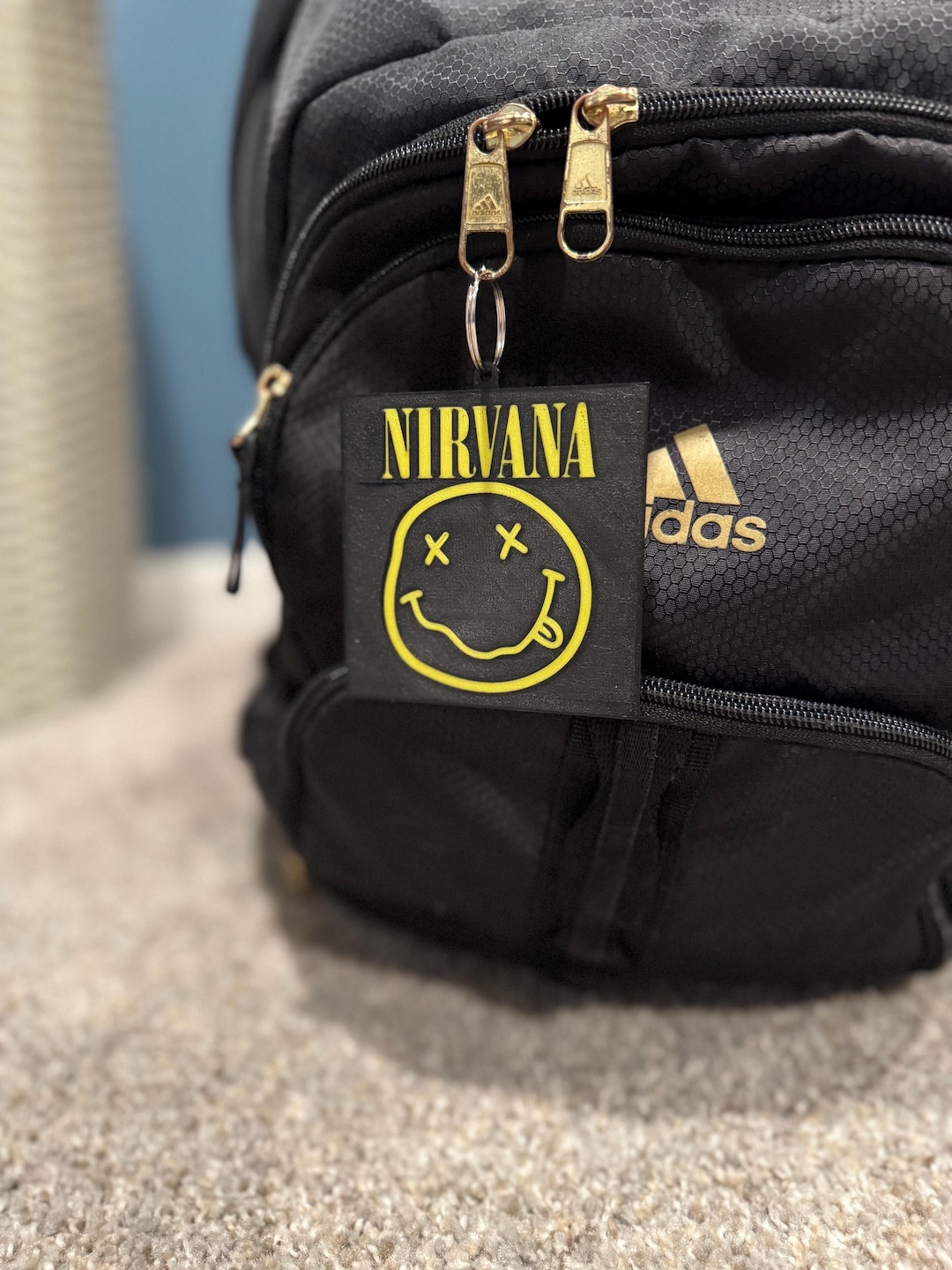 Nirvana Backpack Keychain. Backpack Accessory. Decorative Band Art ...