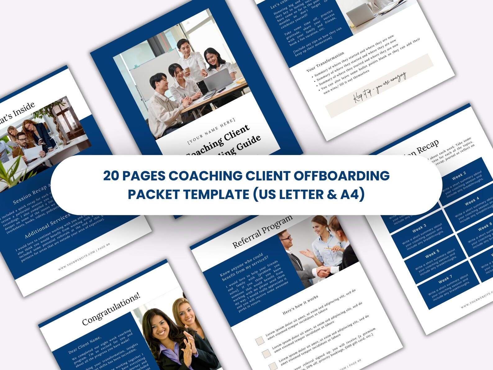 Coaching Client Offboarding Packet, Client Goodbye Packet, Client Exit ...