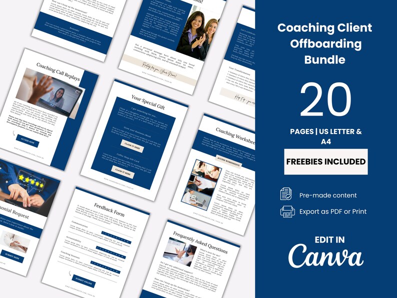 Coaching Client Offboarding Packet, Client Goodbye Packet, Client Exit ...