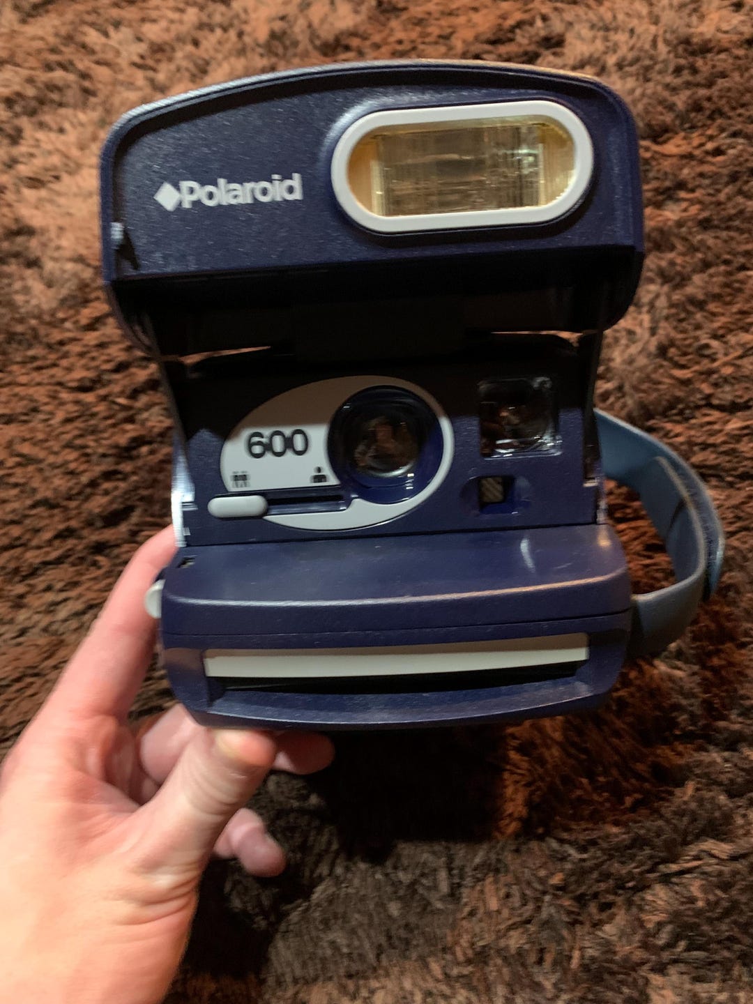 Vintage Polaroid Blue Onestep One Step Express Instant Camera 600 - Etsy