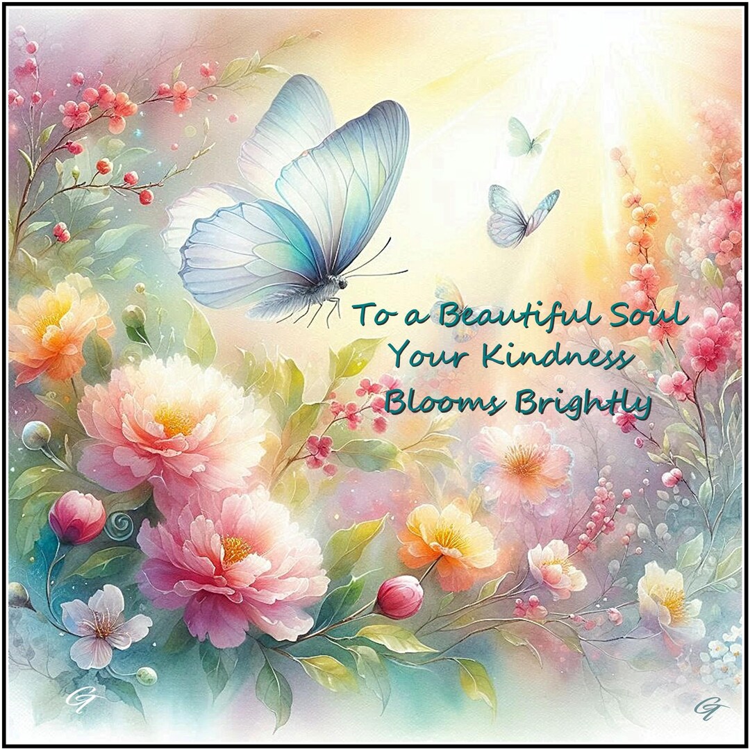 Watercolor Art Greeting Cards, Handcrafted Floral Design, Heartfelt ...