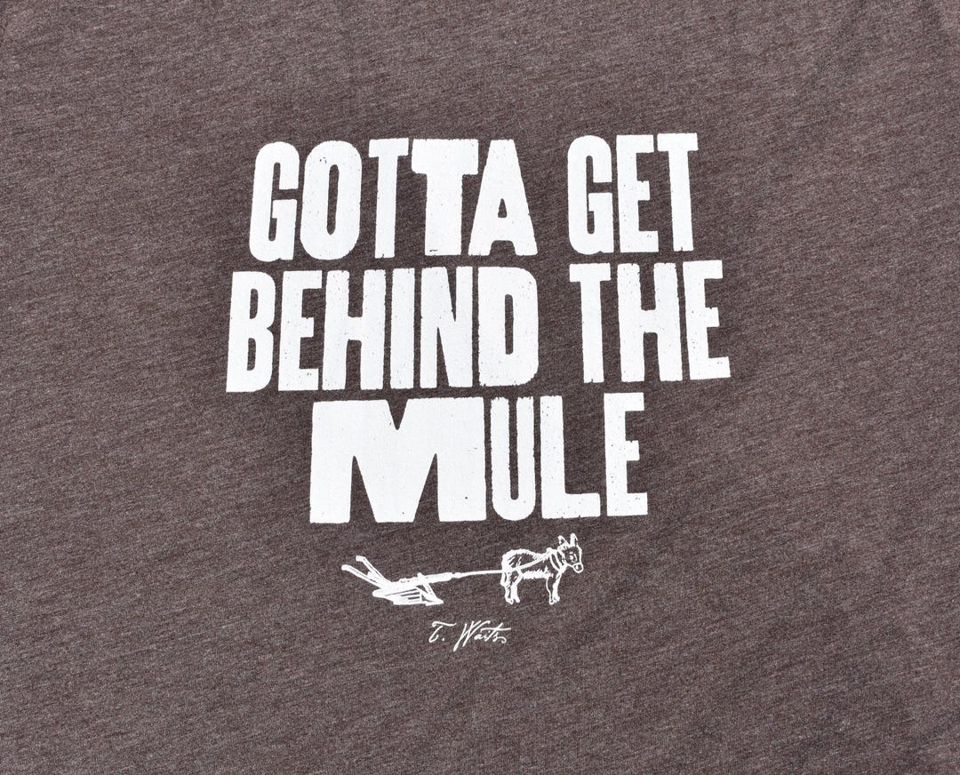 Tom Waits "get Behind the Mule" Fan Art T-shirt - Etsy