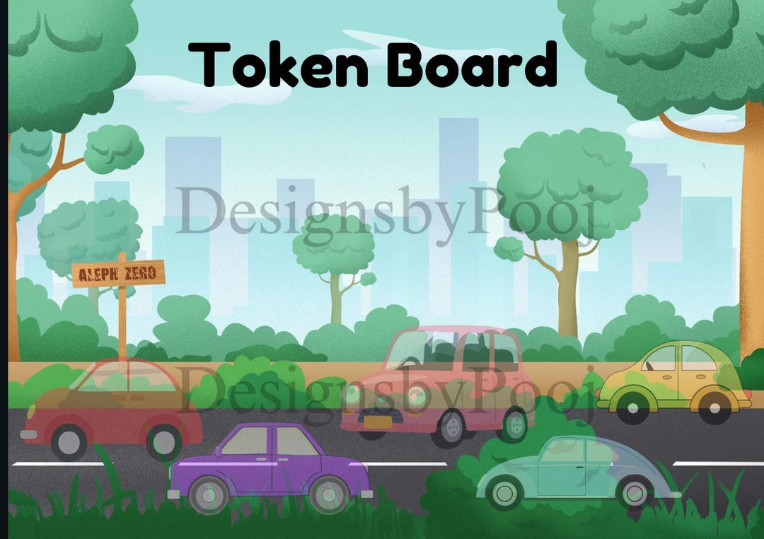 Cars Token Board- ABA Therapy - Etsy