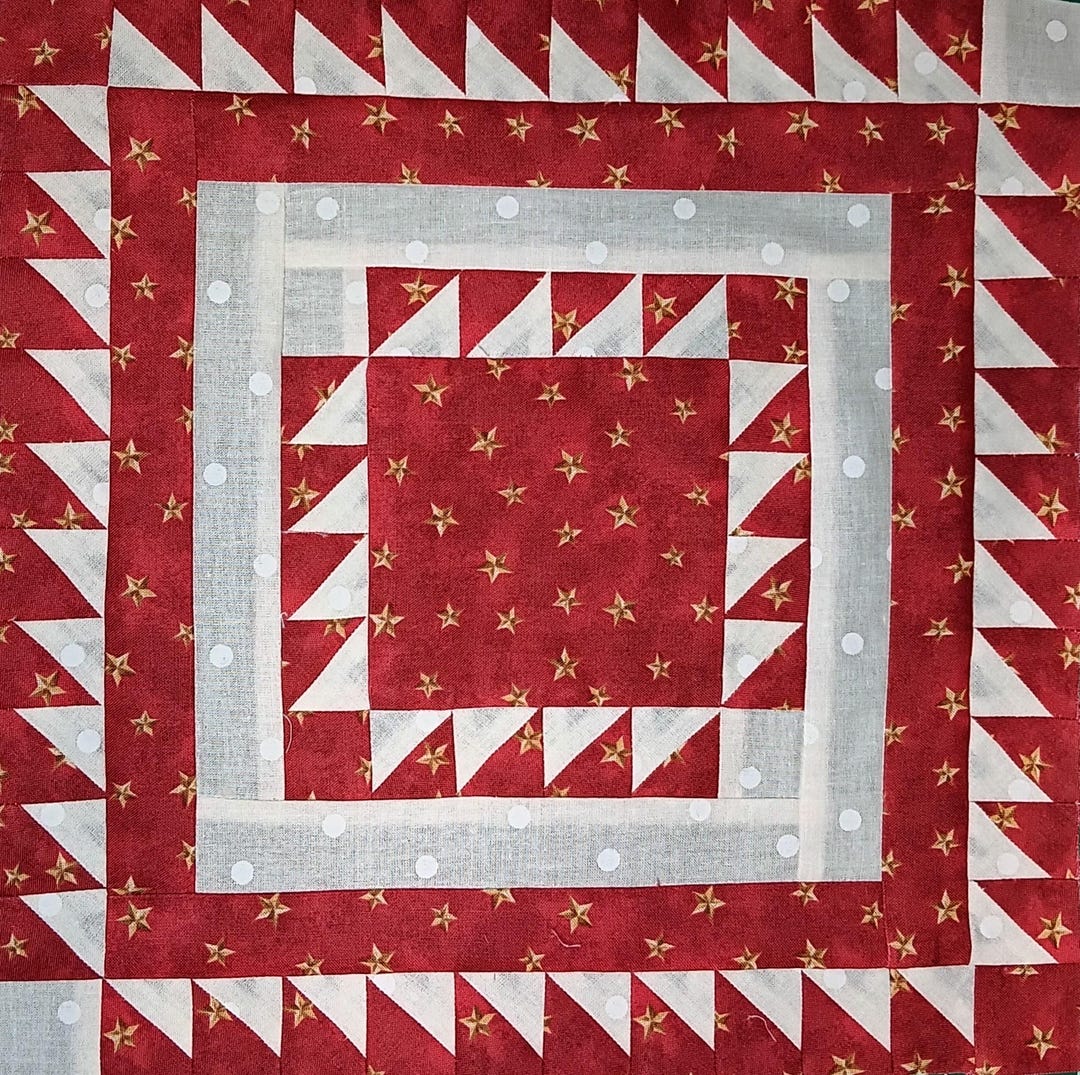 Massachusetts Quilt Block Pattern: 50 States Series (PDF Download) - Etsy