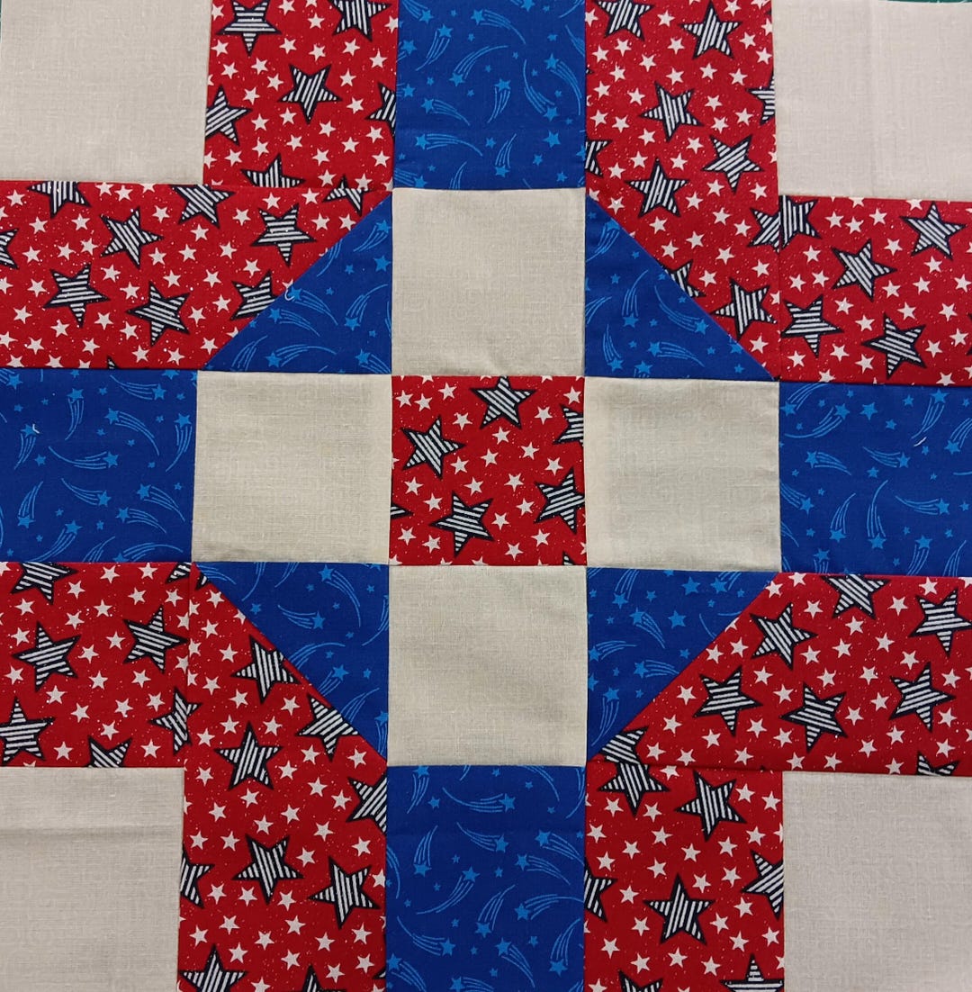 Georgia State Quilt Block Pattern: 12" Square (PDF Pattern) (50 States ...