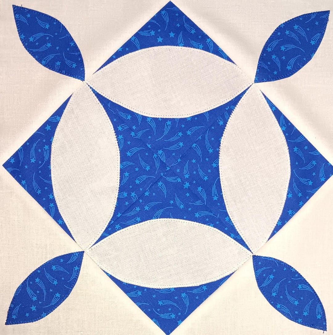 Indiana State Quilt Block Pattern: 12" X 12" PDF (beginner-friendly ...