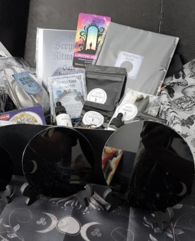 Scrying Ritual Kit - Powerful Black Obsidian Mirror - Divination ...