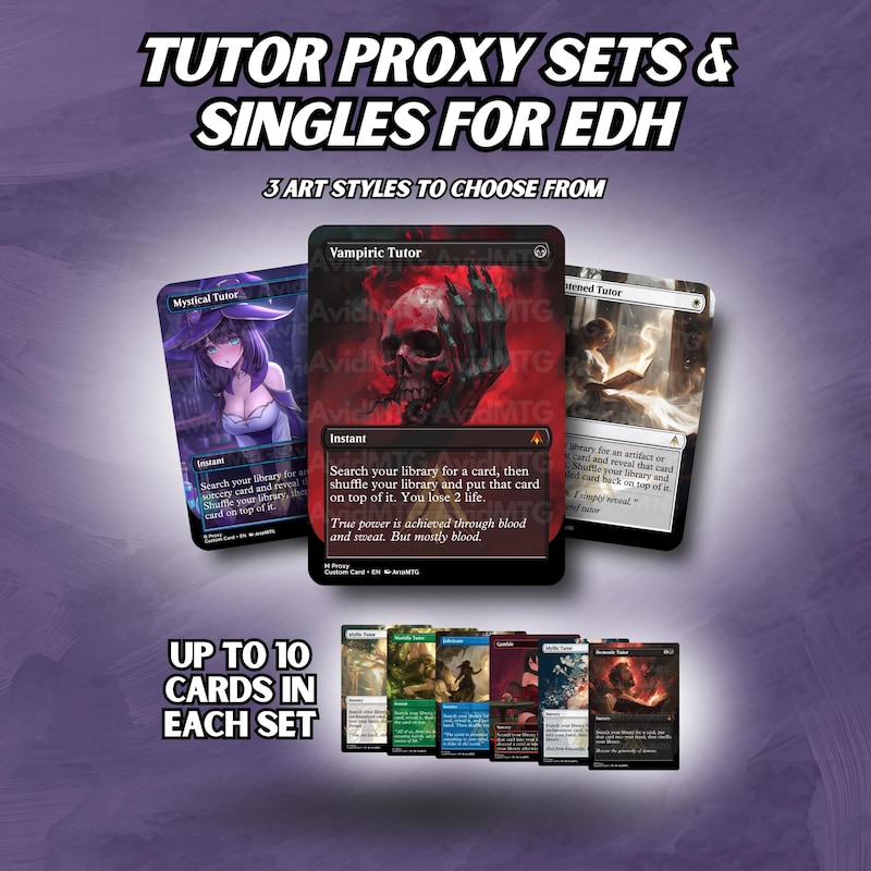 Mtg Mystical Tutor Proxy - Etsy