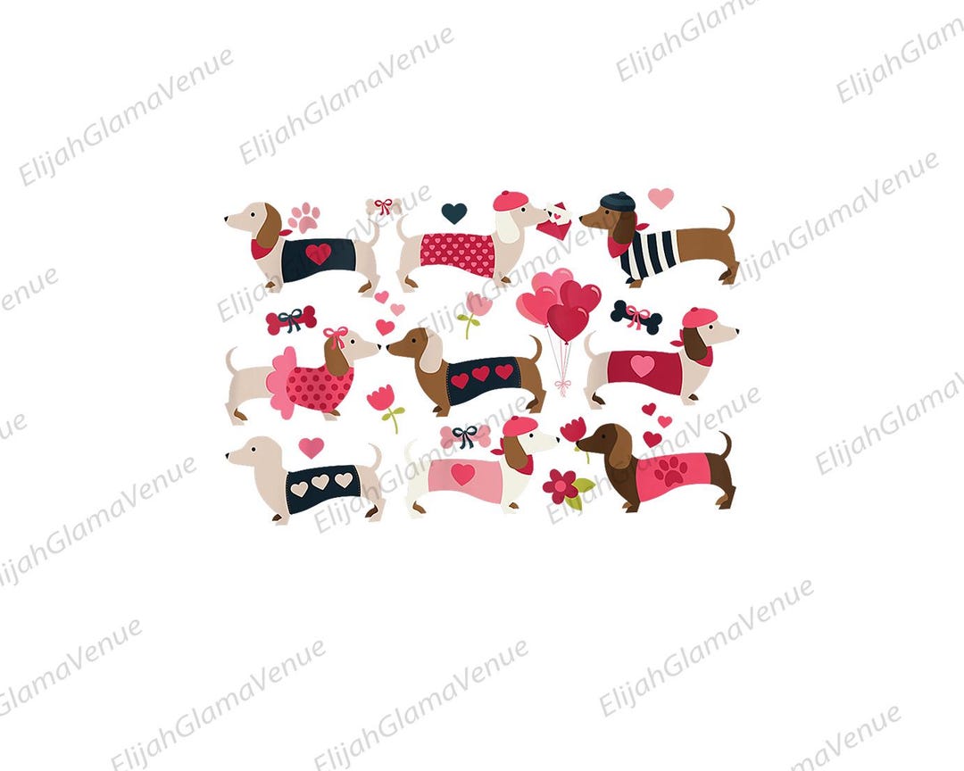 Valentines Day Dogs Png, Cute Valentines Day Png, Dog Lover Gift, Dog ...