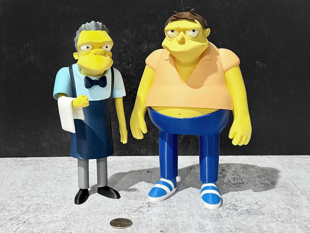 Springfield Characters 3D Printed Figures - Collectible, Fan Art - Etsy